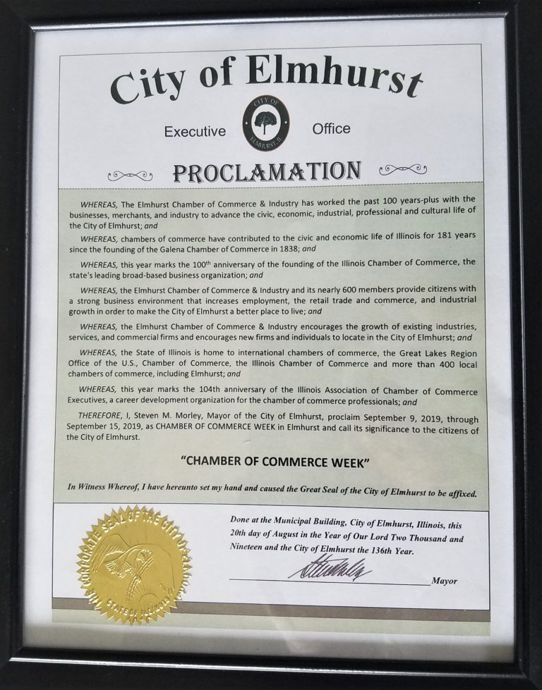 September Celebrations Includes Chamber Week | Elmhurst Chamber of Commerce